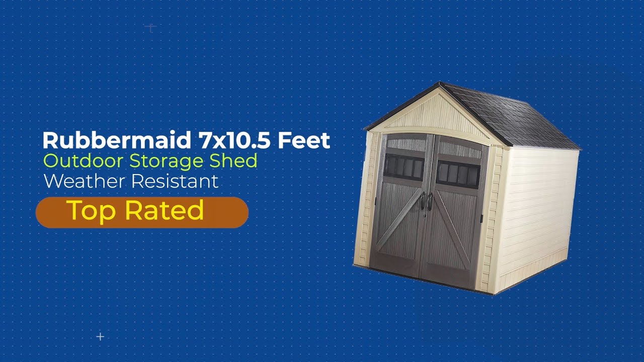 Review: Rubbermaid Outdoor Storage Shed, 7X10 feet | 2022 | 1 Minute ...