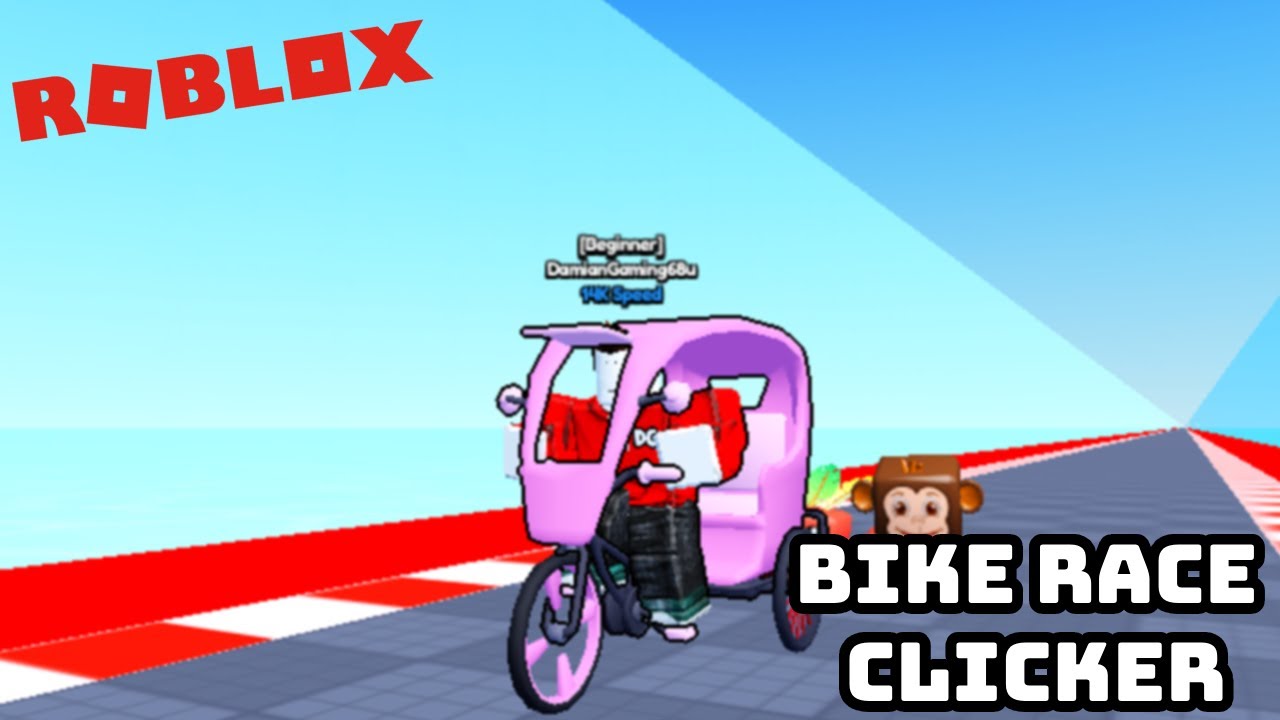 Become the fastest player in Roblox Bike Race Clicker - YouTube