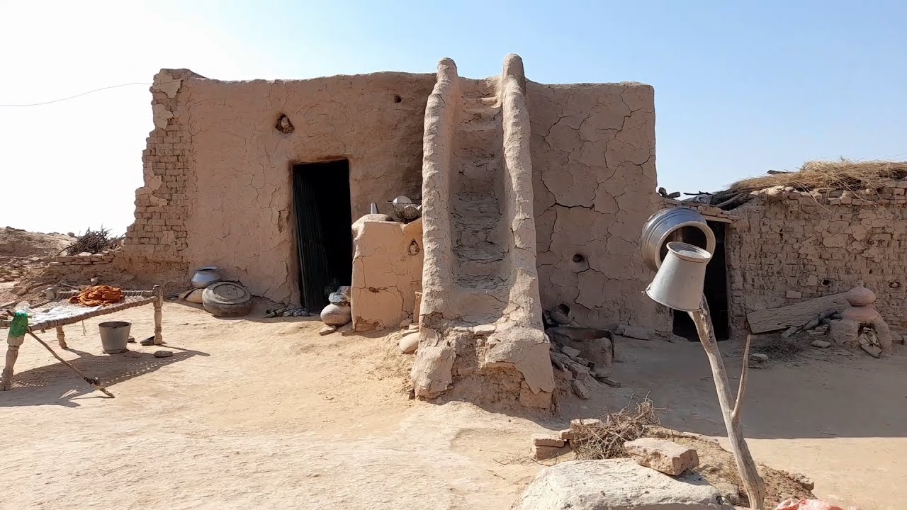 Cholistan Rohi Culture | Mud House | Primitive Life | Living In Desert ...