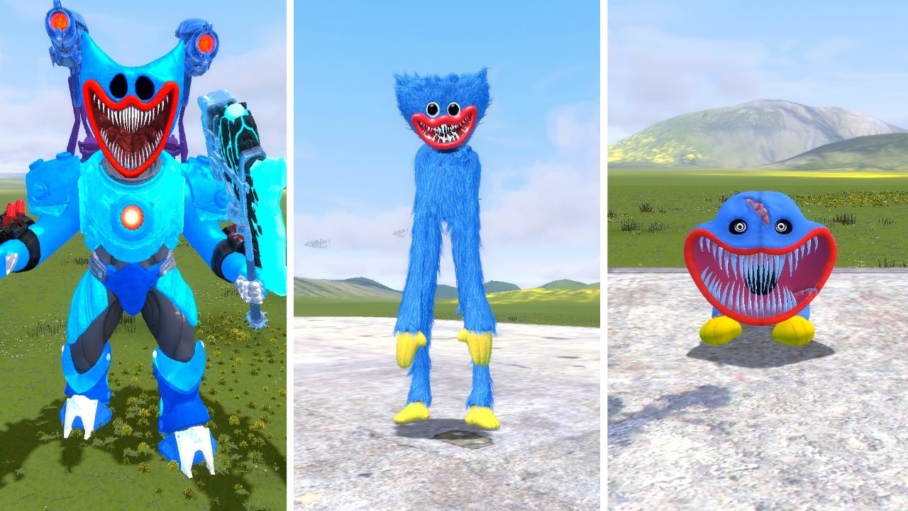 EVOLUTING OF NEW HUGGY WUGGY SMILING CRITTERS MONSTERS POPPY PLAYTIME ...