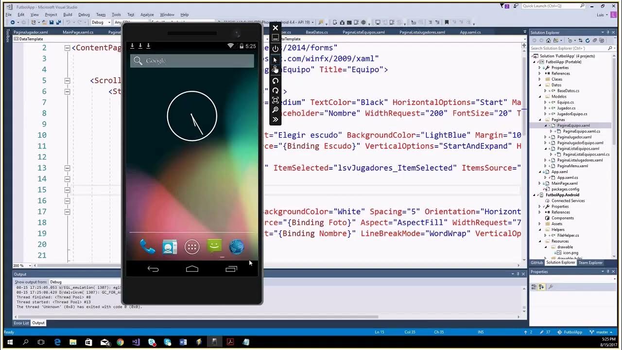Sesión 3 Xamarin Almacenamiento local con SQLite Parte 2 y Easy Tables con HD - YouTube