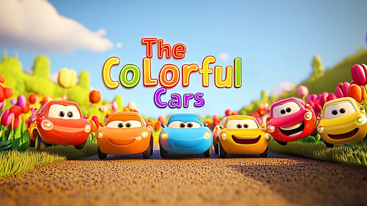 The Colorful Cars | Kids Song | Fun and Learning for Kids | Nursery ...