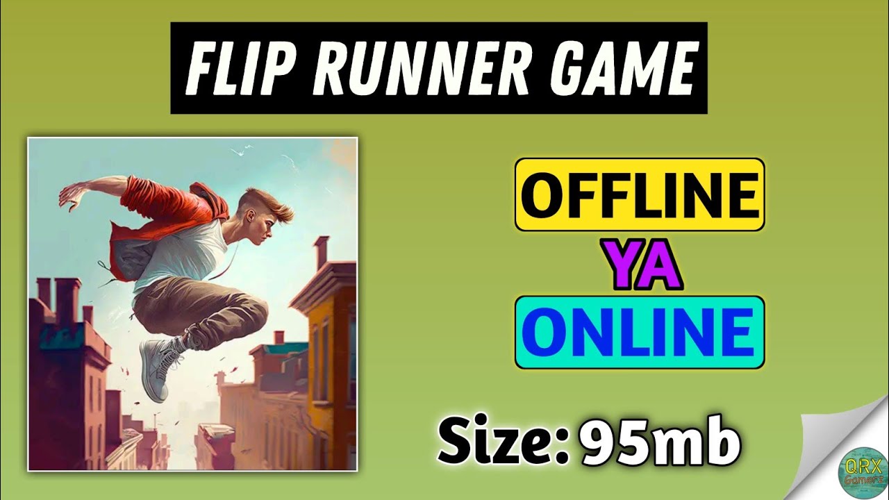 flip runner game offline or online - YouTube