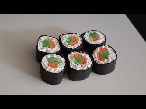 #Şeker Hamurundan SUSHI Nasıl Yapılır?/How to Make SUSHI with Sugar Paste?🍣🍙
