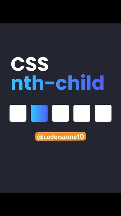 Css nth-child #coder #coding - YouTube