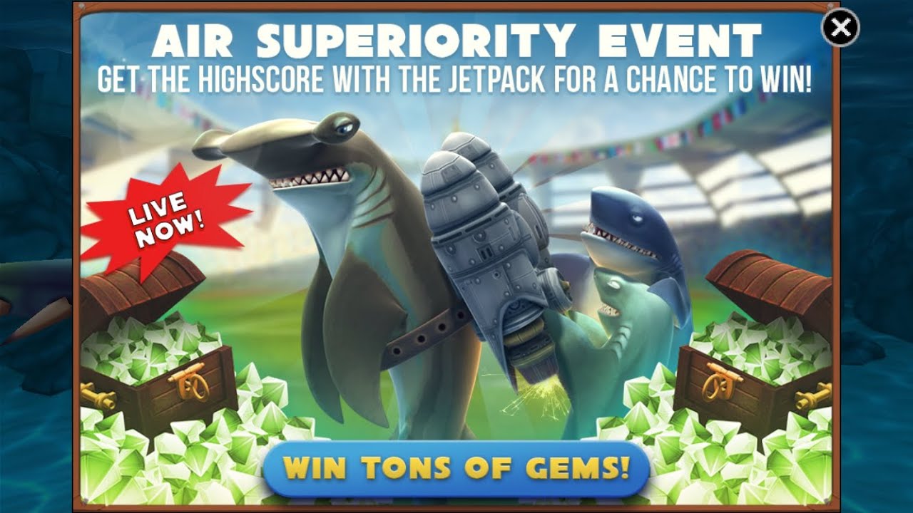 Air Superiority Live Event (USE *JETPACK*) - Hungry Shark Evolution ...