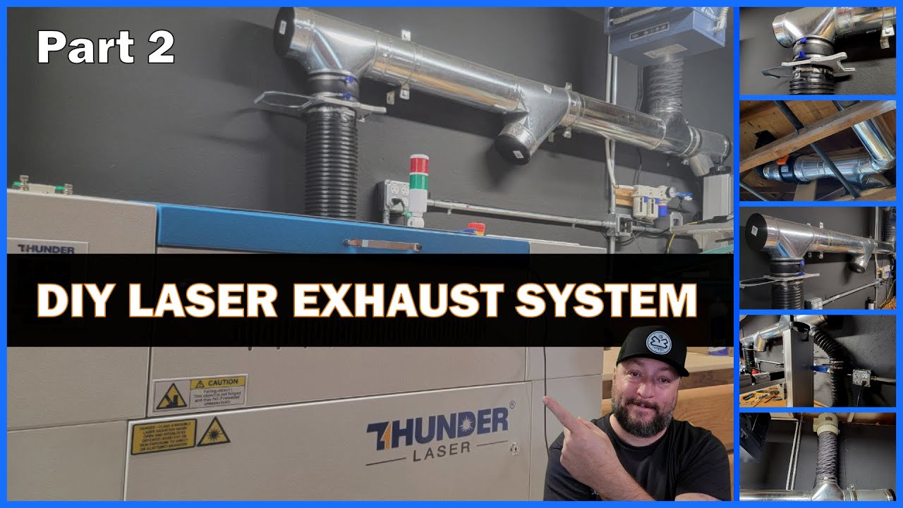 Building a Laser Engraving Hat Workshop: CUSTOM DIY Exhaust System and ...