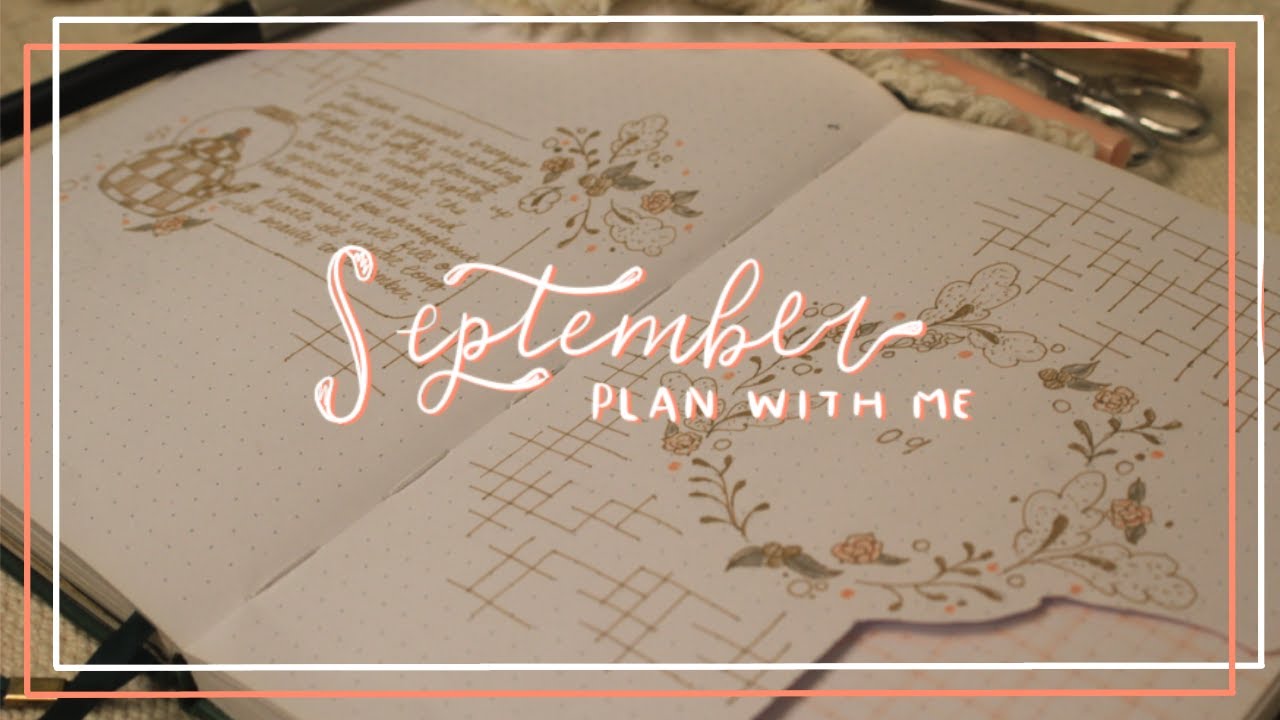 September 2022 Plan With Me | Bullet Journal - YouTube