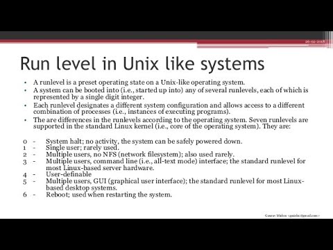 How to Runlevel in Linux #Lab - YouTube