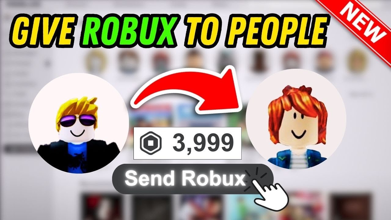 How To Give Robux To People On Roblox (STEP BY STEP) - YouTube