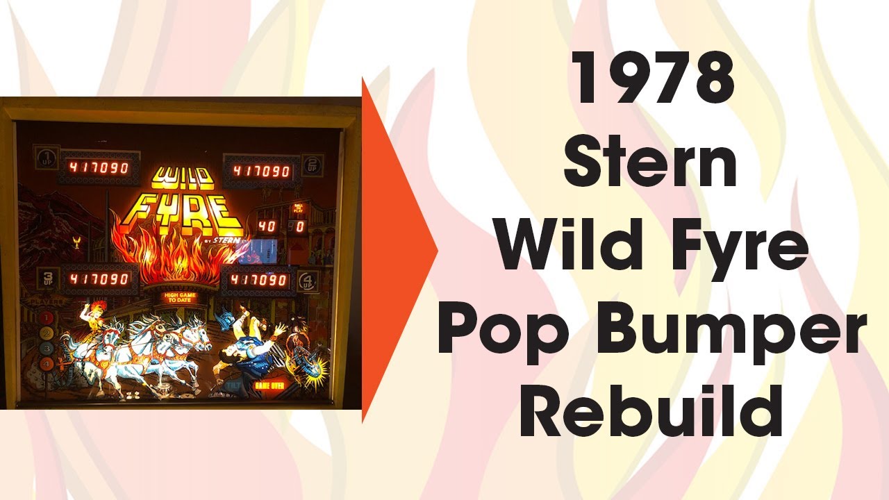 1978 Stern Pinball Wild Fyre Pop Bumper Rebuild #Stern #Pinball # ...
