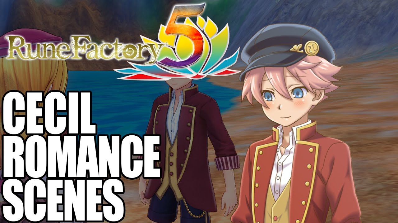 Rune Factory 5 ALL Cecil Events, Confession, and Dating Cutscenes ...