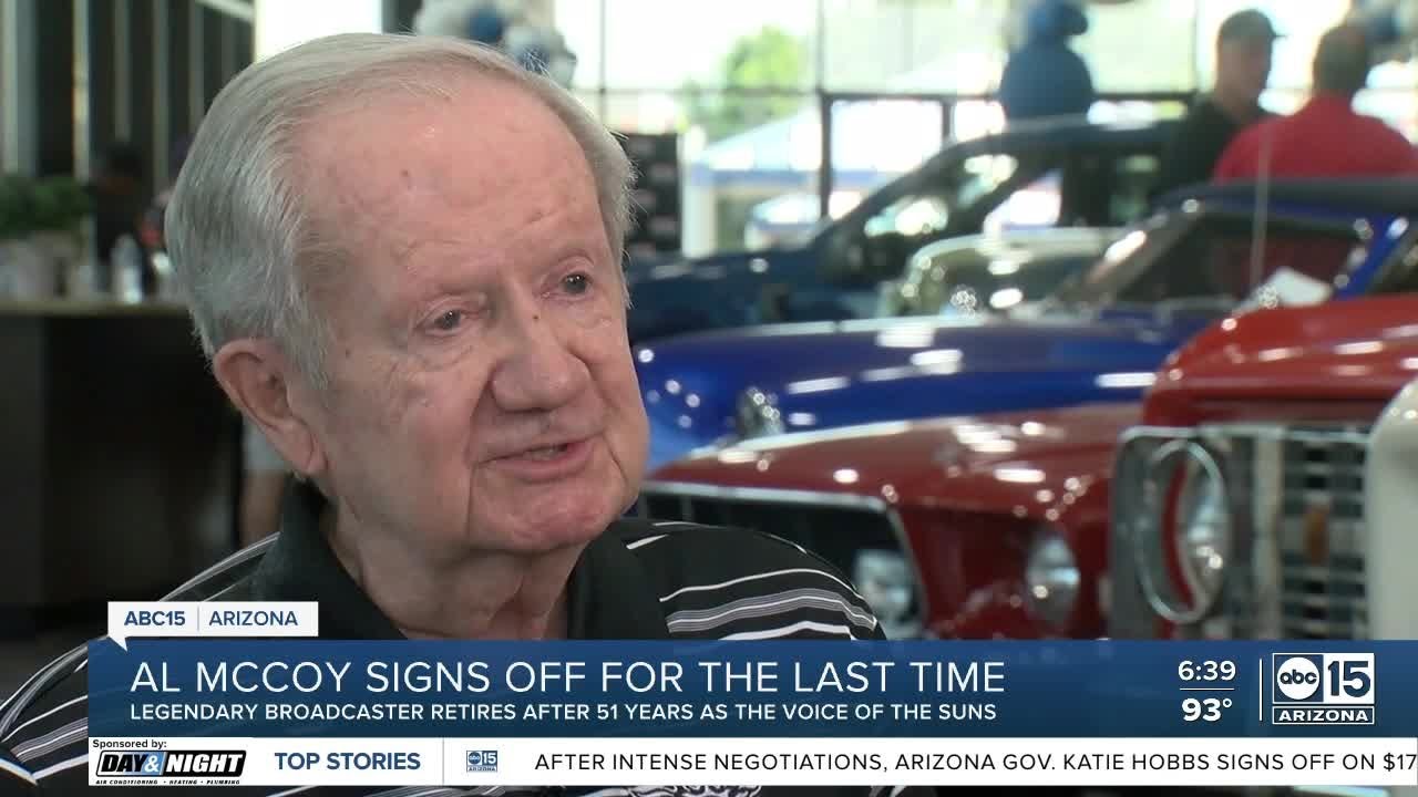 Hanging up the mic: Al McCoy has called final game for the Phoenix Suns ...