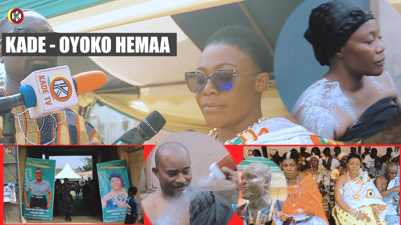 NEW QUEEN OF OYOKO CLAN IN KADE; NANA YAA OWUSUA ENSTOOLED & OUTDOORED ...