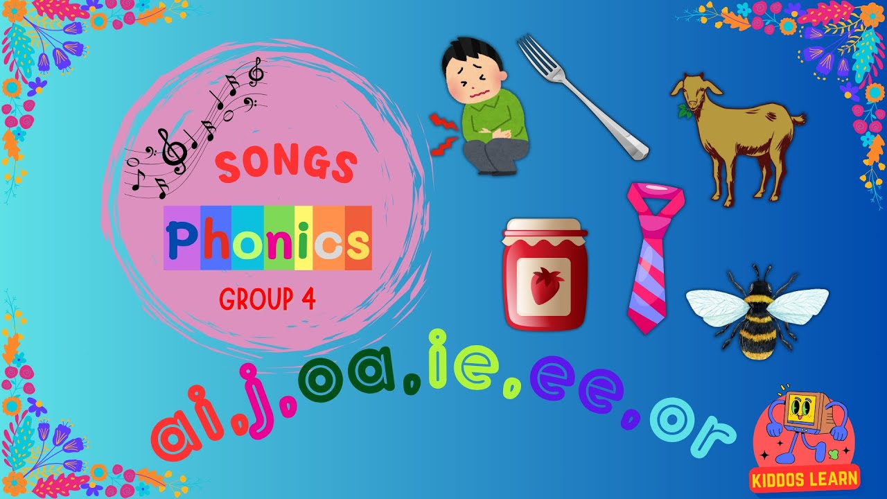 Phonics Group 4 Songs | Learn song | Jolly phonics group 4 songs ...