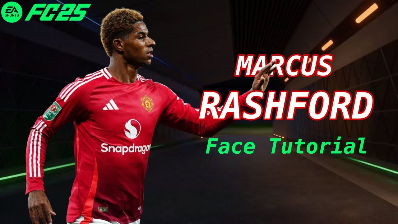 EA FC25 - MARCUS RASHFORD [PROCLUBS FACE LOOKALIKE] - YouTube