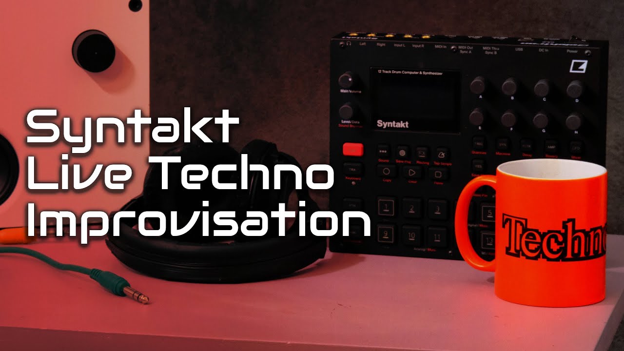 Exploring Elektron Syntakt OS 1.30 – Live Techno Jam & Improv Session - YouTube
