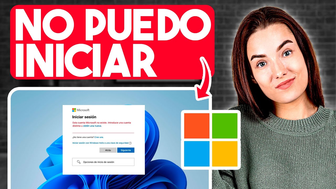 NO ME DEJA INICIAR SESION en Microsoft (SOLUCION!) - YouTube