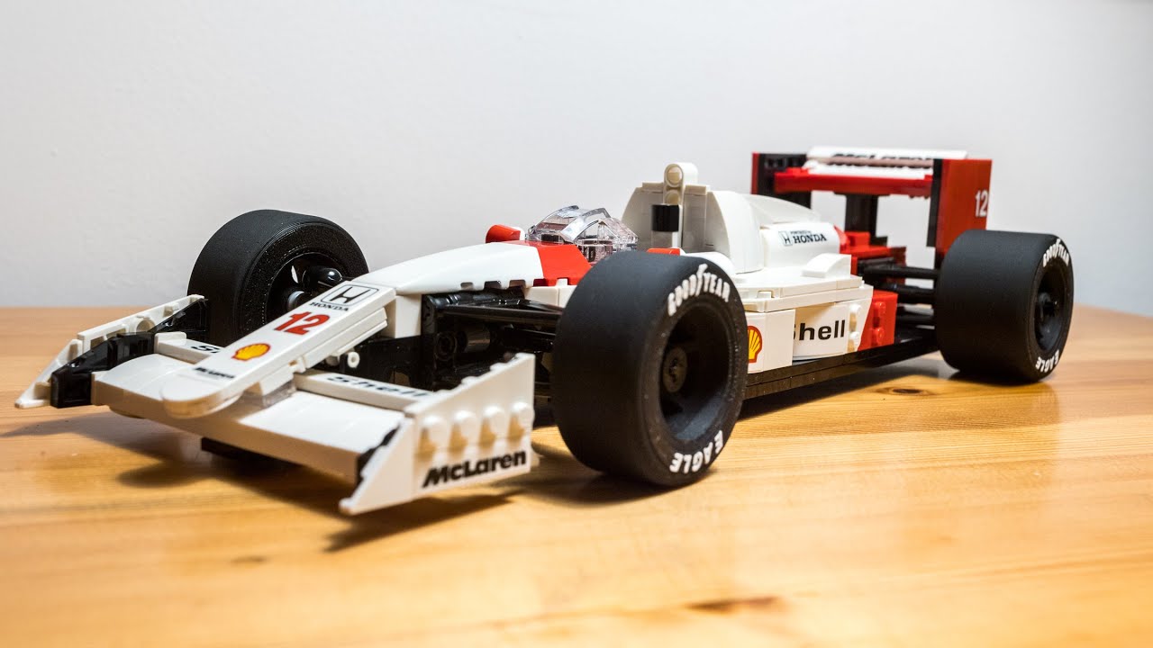 Lego Icons set 10330 - Ayrton Senna McLaren MP4/4 speedbuild and review ...