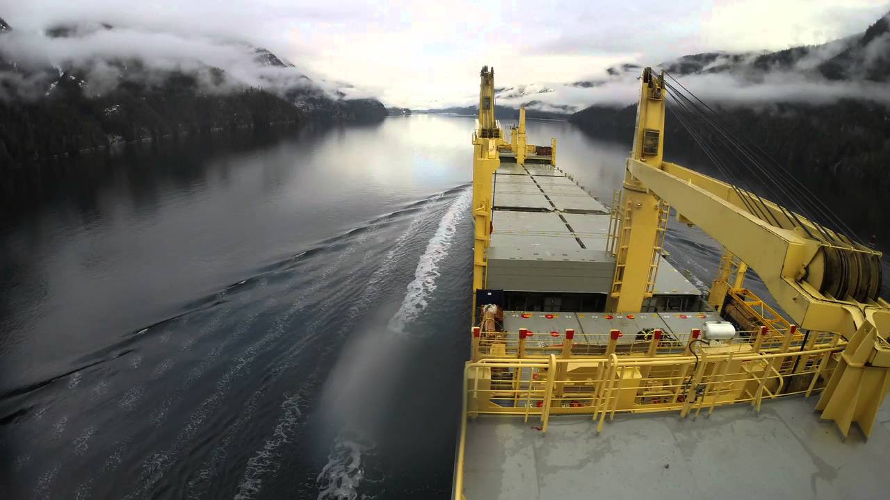 Stewart World Port 1st Ship - YouTube