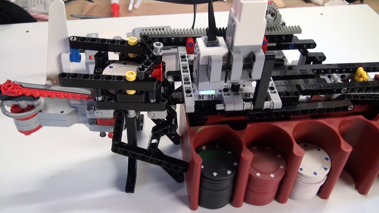 Lego poker token sorter - YouTube