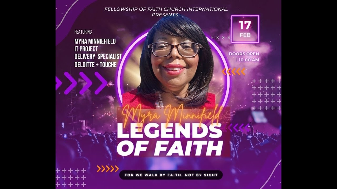 Legend of Faith Series: Featuring Myra Minniefield | Fellowship Of ...