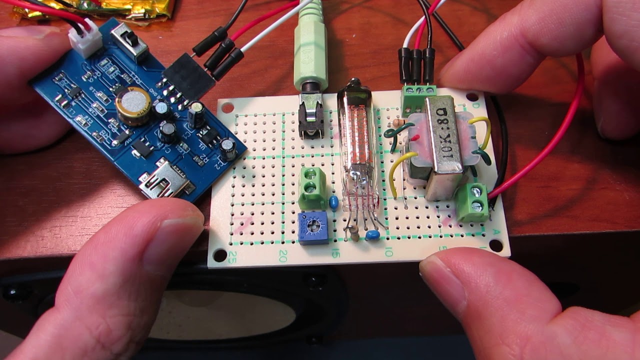 Tiny power amplifier by sub-miniature tube 5672 - YouTube