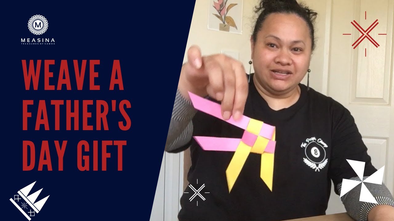 Weave a beautiful handmade Samoan Father's Day Gift - YouTube