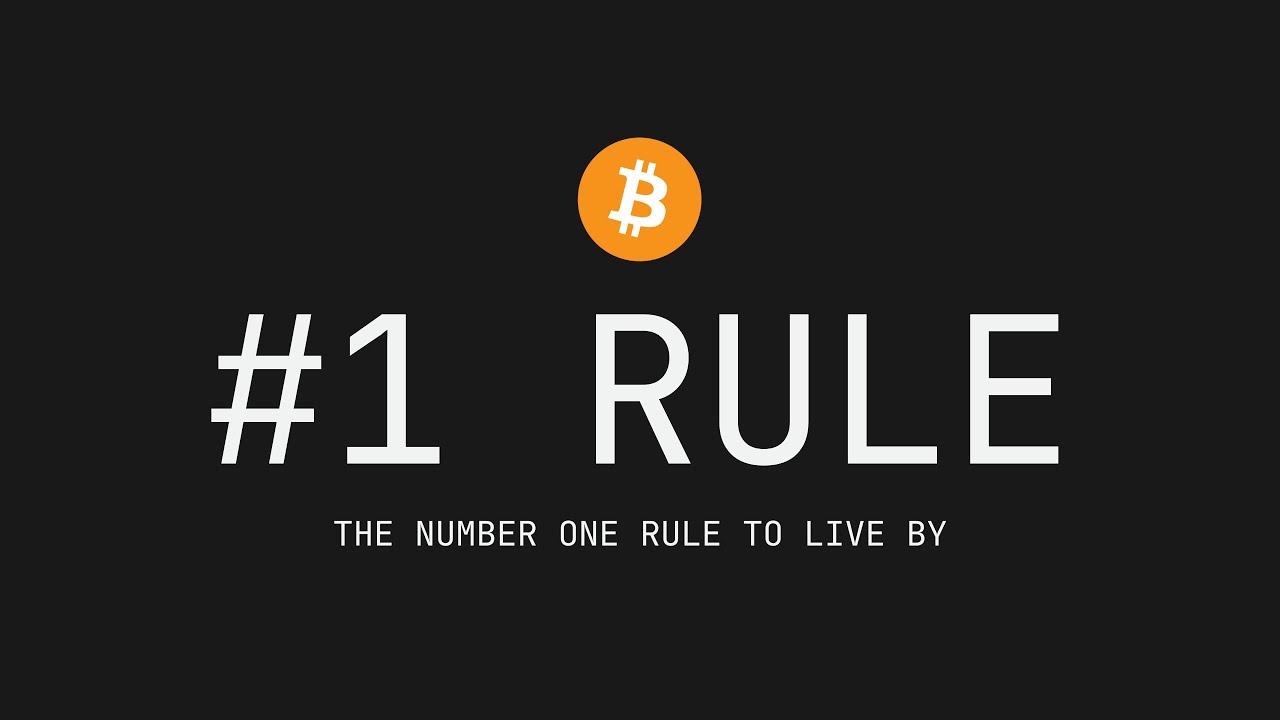 the number one rule to live by - YouTube