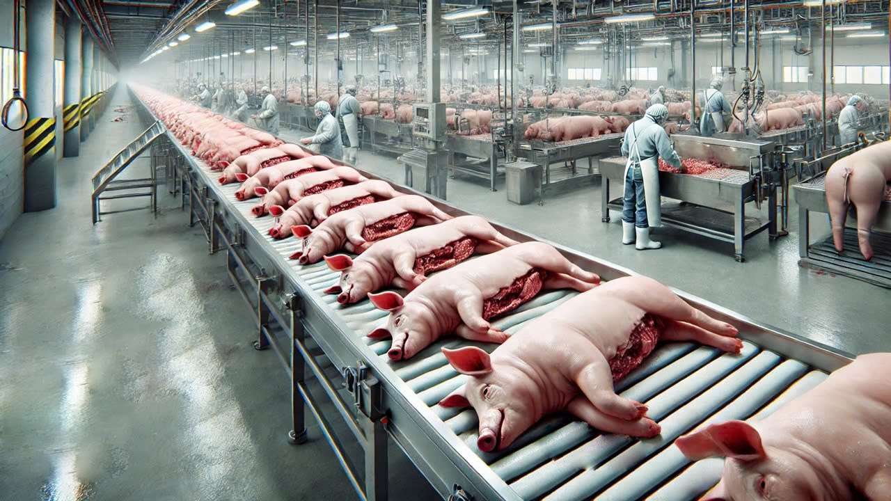 Discover the standard pig farming and processing process, Daily ...