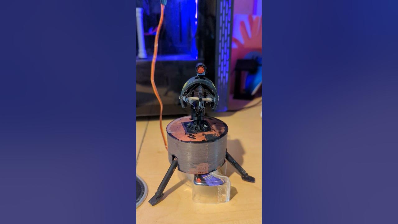 rust auto turret with arduino #3dprinted #arduino #creative #automated - YouTube