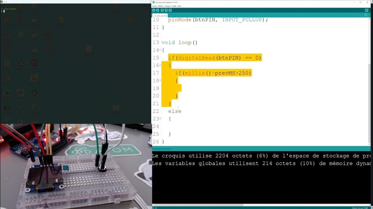 Apprendre Arduino avec un projet : Incrément & Compteur #3 - YouTube