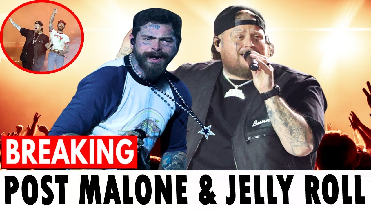 Post Malone & Jelly Roll Share Sweet Hug During VMAs Performance ...