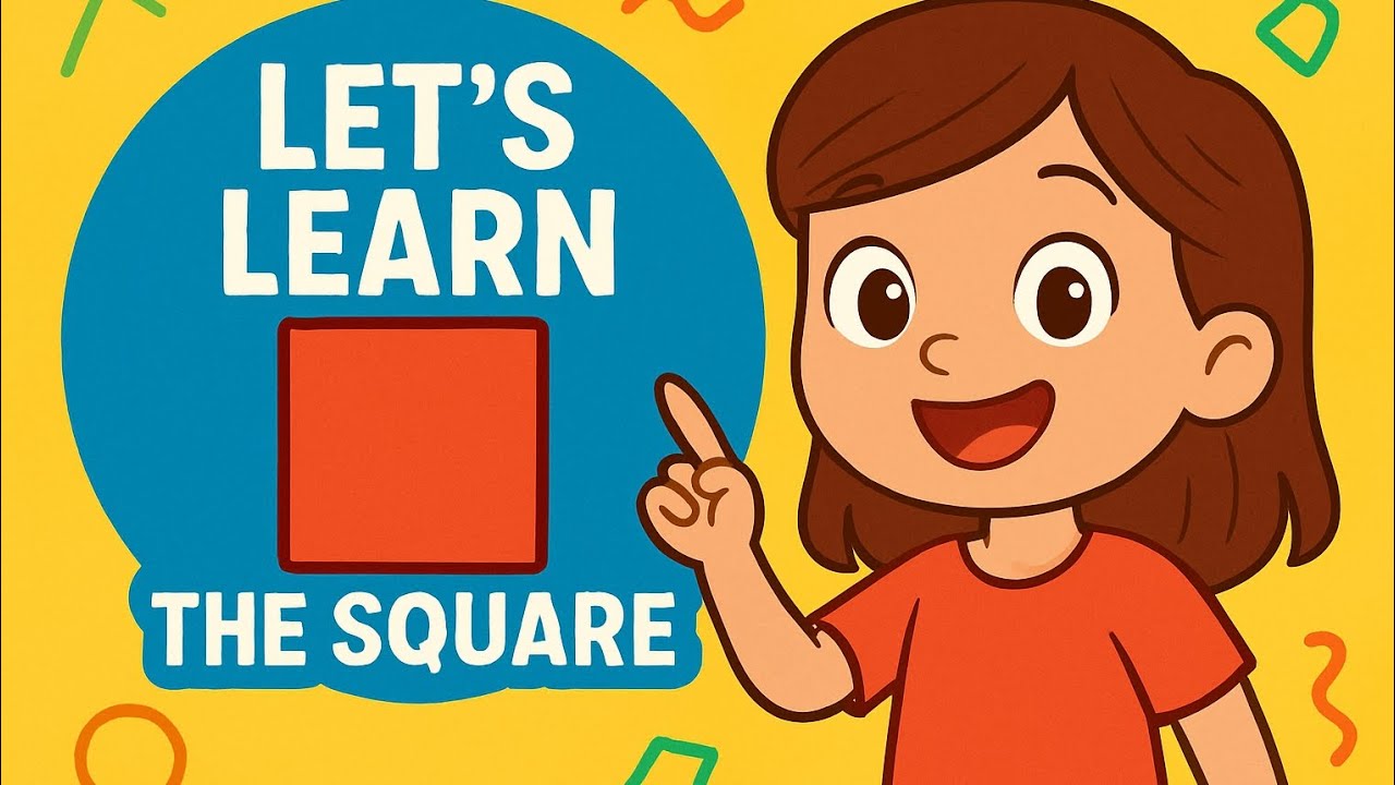 Children's fun learning shapes|Square Shape for Kids | With Ayla🟥 - YouTube