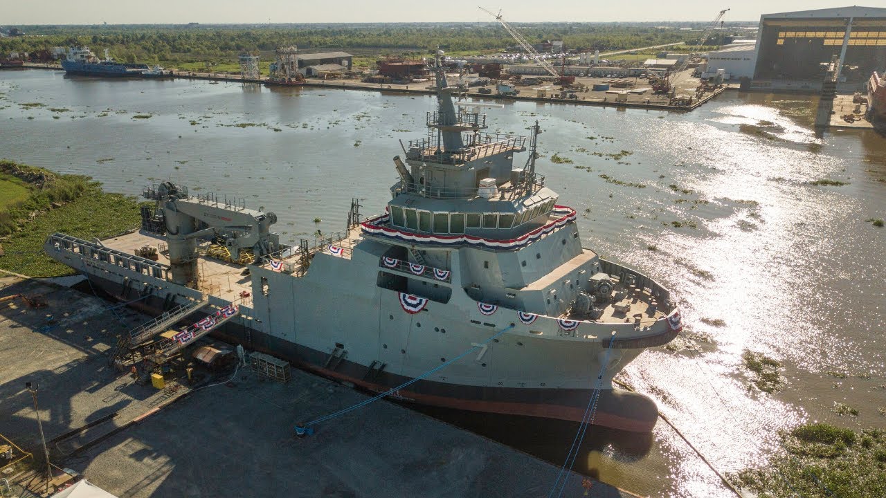 US Navy's Towing, Rescue and Salvage Ship Cherokee Nation Christened ...