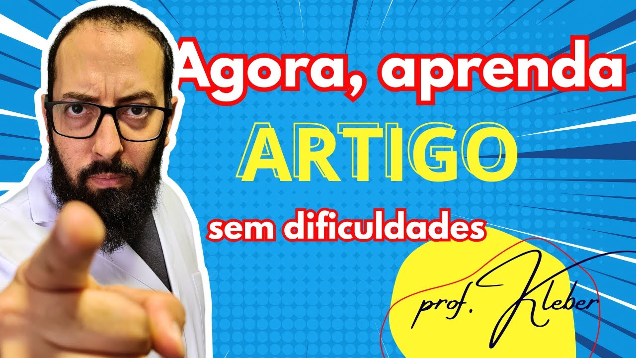 Classe Gramatical: Artigo - YouTube