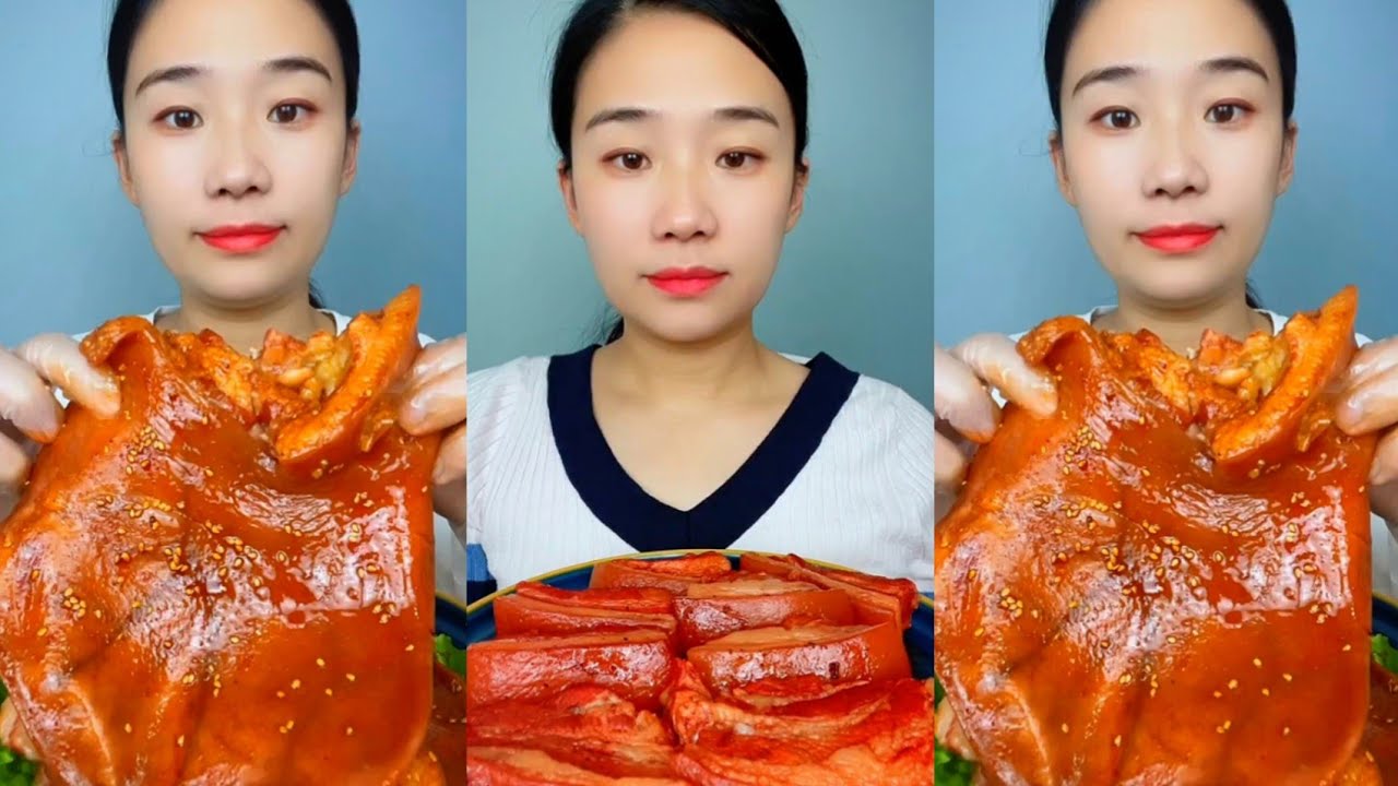 Eat three layers of pork, steamed pork intestine delicious - YouTube
