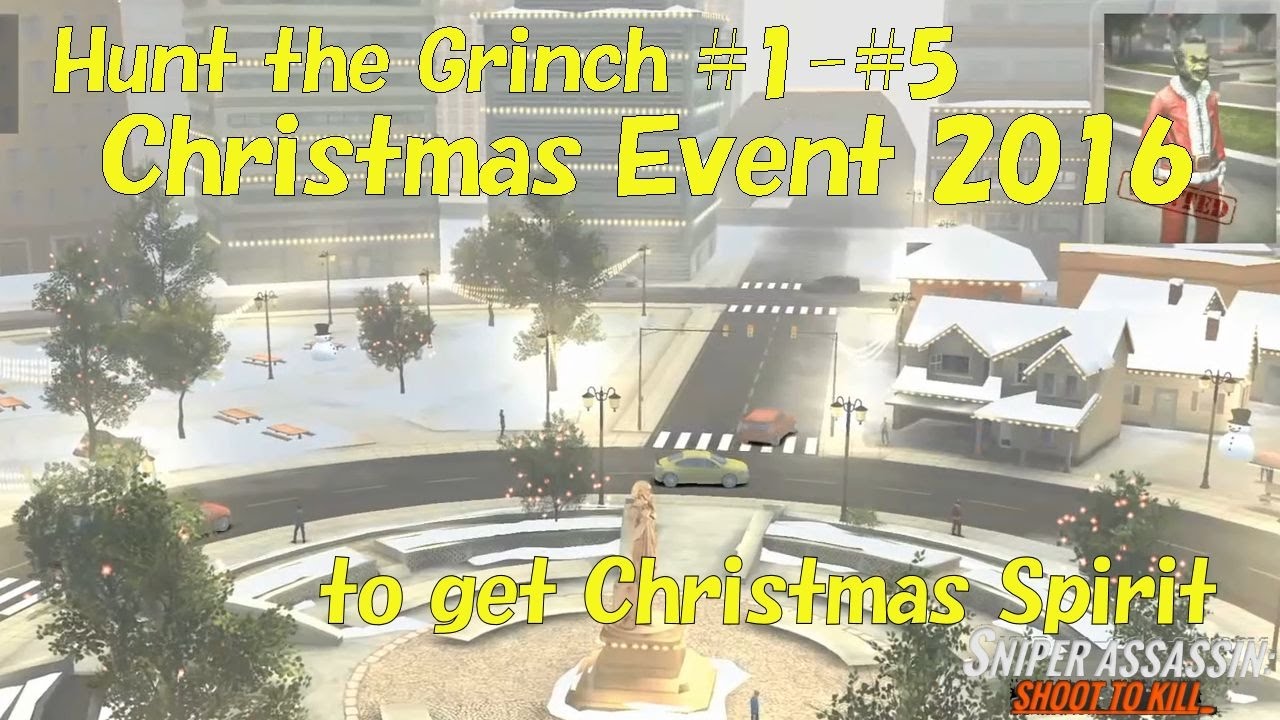 Sniper 3D assassin Christmas Event 2016 #1-5 to get Christmas Spirit ...