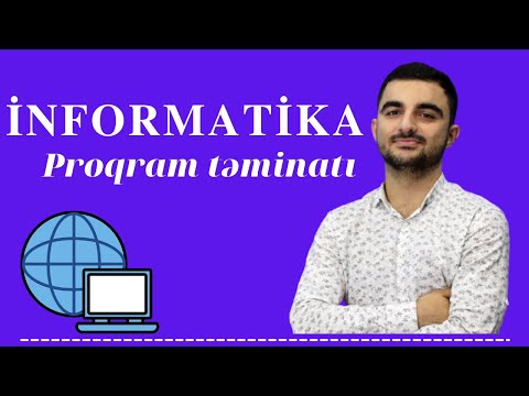 Mövzu sınaqları 6. Proqram təminatı