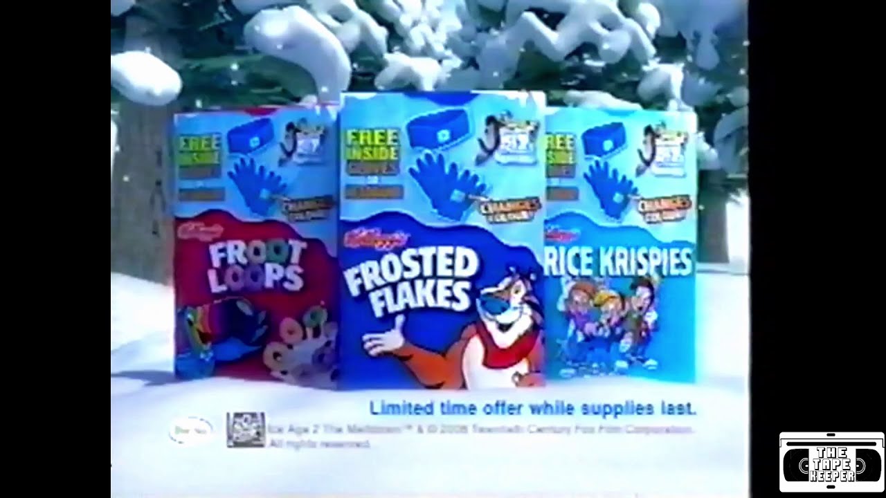 Kelloggs Frosted Flakes and Ice Age 2 Commercial - 2006 - YouTube