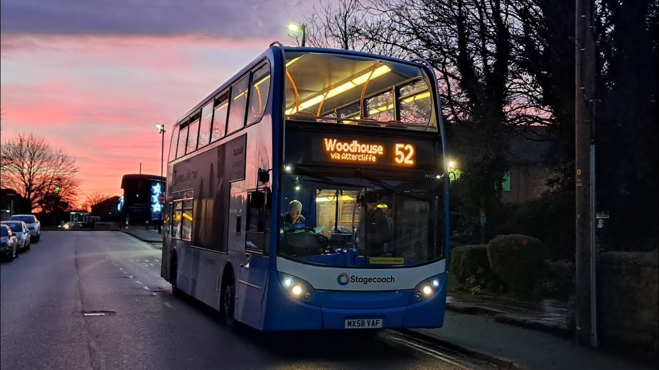 *Rapid Beast* 19450 MX58 VAF ADL E400 Trident on the 52 to Woodhouse ...