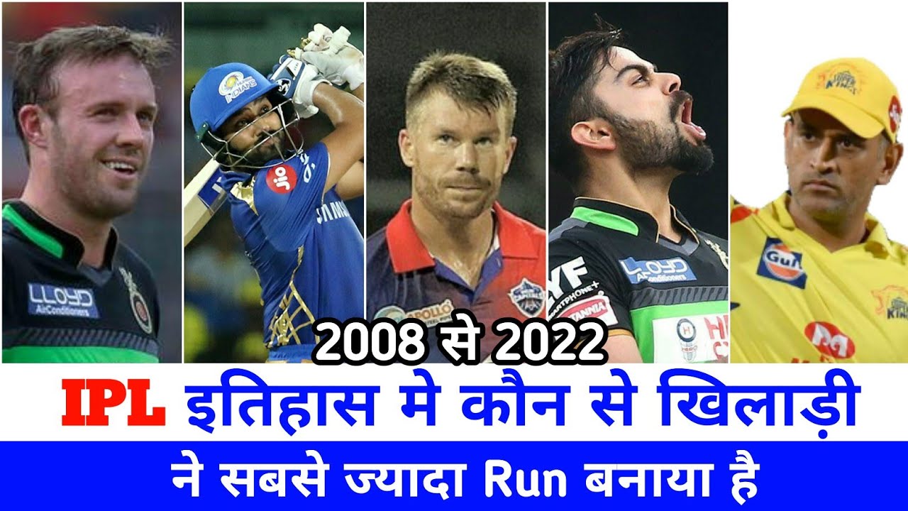 Most Runs in IPL All Season | Top 10 Highest run scorers in the IPL ...