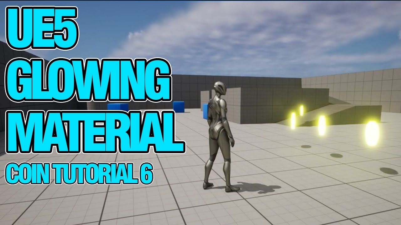 UE5 Glowing Coin Material Blueprint Coin Tutorial 6 - YouTube