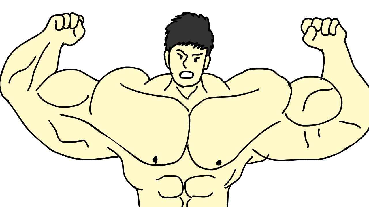 Muscle Growth animation - Alen slime serum - YouTube
