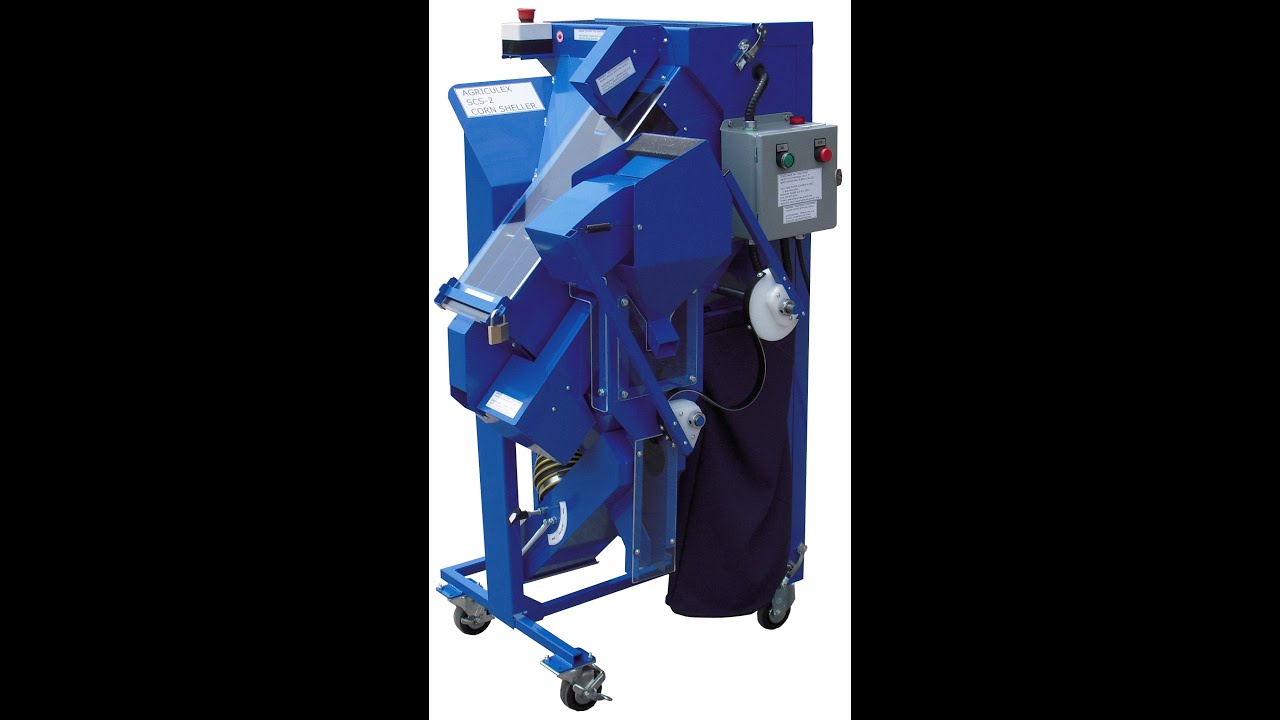 Agriculex SCS-2: Single Corn Sheller (How to use Swinging Tray) - YouTube