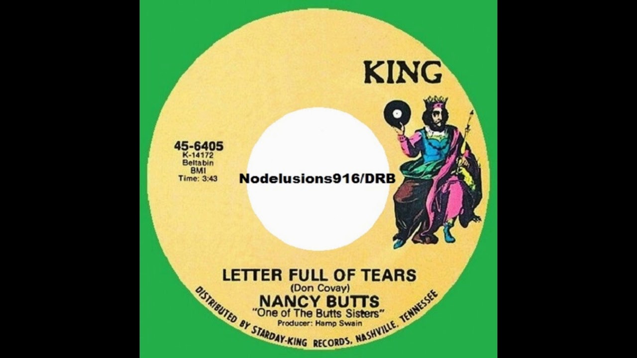 Nancy Butts - Letter Full Of Tears - YouTube