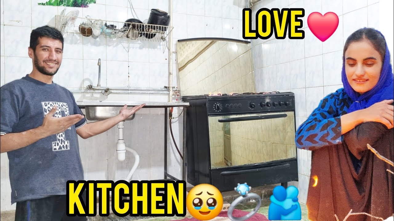 The loving couple's kitchen is ready:🥹😍 a moment full of excitement💍🫂 ...