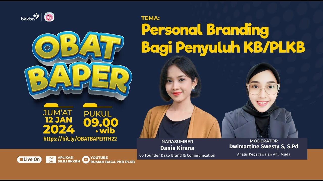 OBAT BAPER EP 147 | "Personal Branding Bagi Penyuluh KB/PLKB" - YouTube