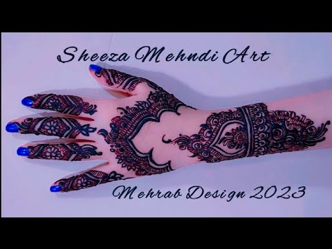 Mehndi Mehrab Design | Easy Heena Design | Trending Mehndi Design ...
