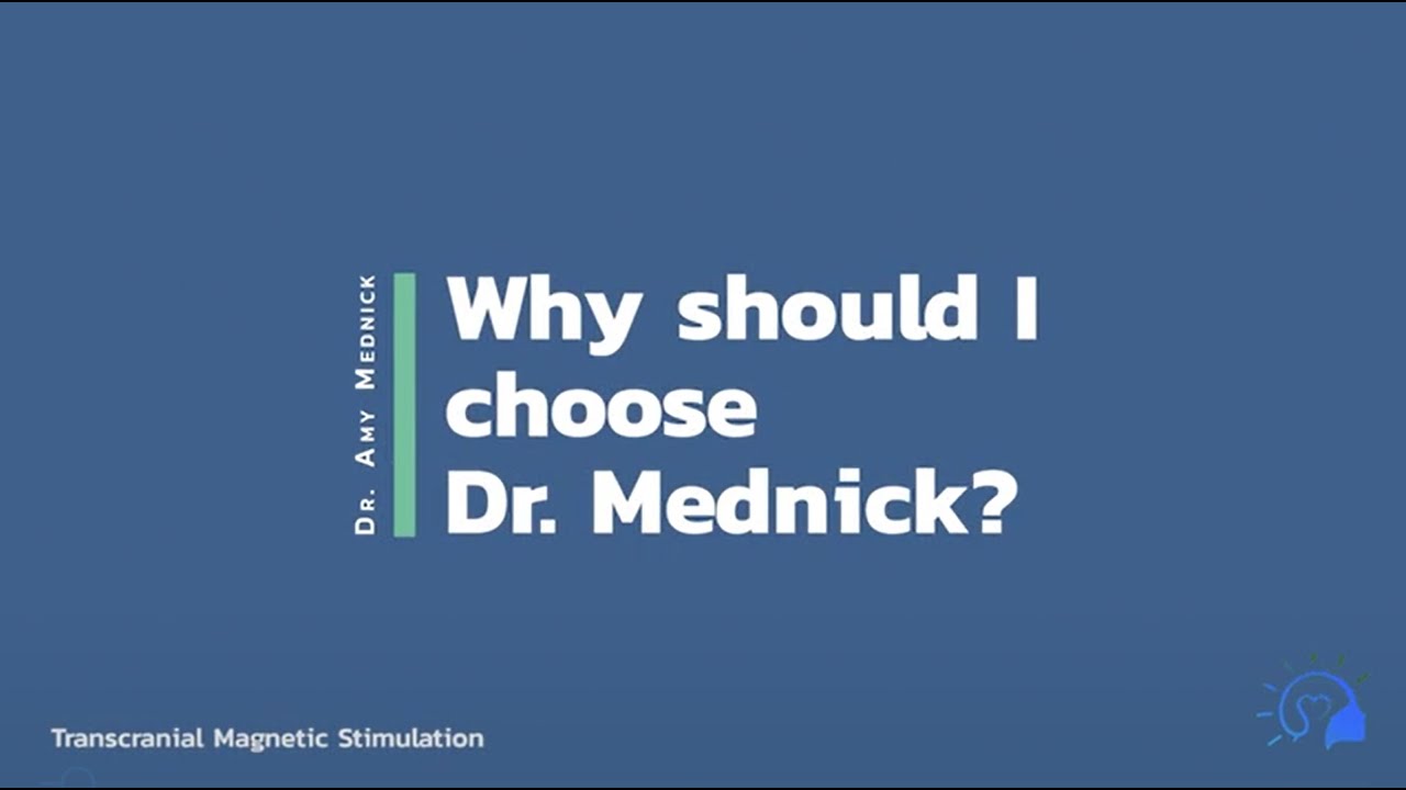 Why should I choose Dr. Mednick? - YouTube